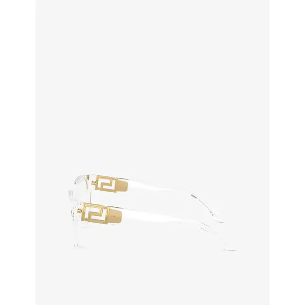 Versace Square-frame Acetate Optical Glasses - Clear
