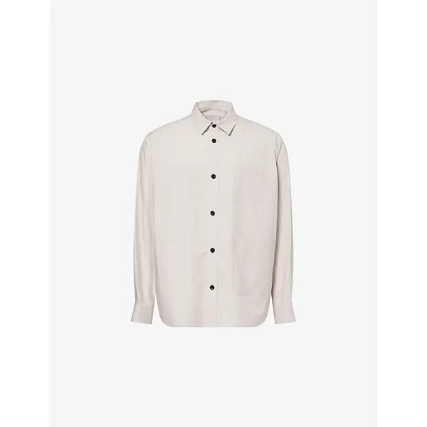 Sacai Typewriter Patch-pocket Cotton Shirt