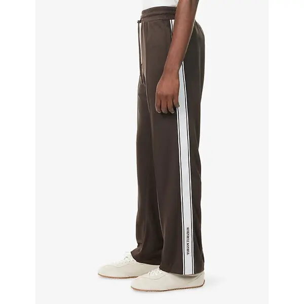 THE COUTURE CLUB Side-stripe Mesh Jogging Bottoms