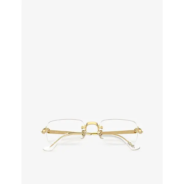 Ray-ban Rb3928v Square-frame Metal Optical Glasses