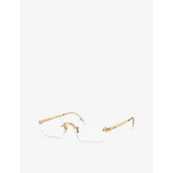 Ray-ban Rb3928v Square-frame Metal Optical Glasses