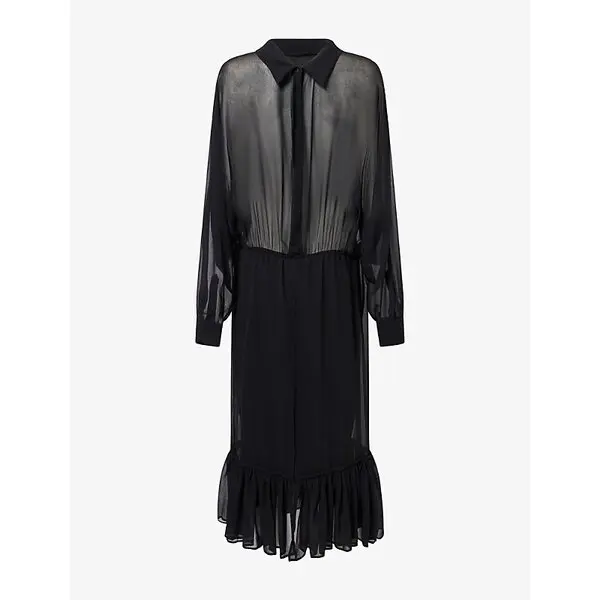 Jacquemus La Robe Siroco" Sheer-crepe Midi Dress