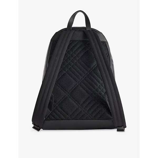 Burberry City Check Zip Coated-canvas Backpack