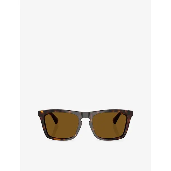 Burberry Square Frame Acetate Sunglasses - Brown