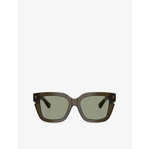 Burberry Square Frame Acetate Sunglasses - Green