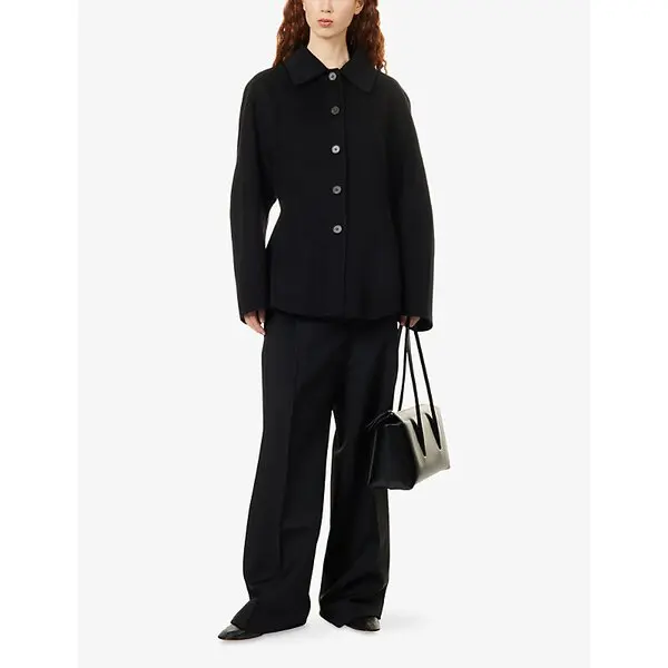 ROHE FRAMES Sculptural Wool-blend Jacket