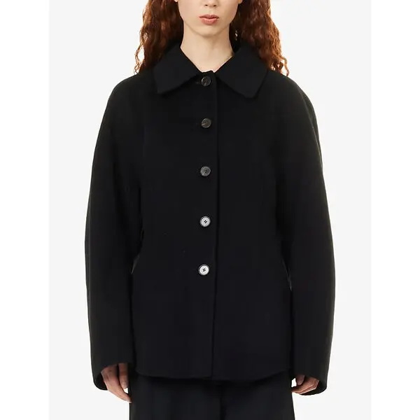 ROHE FRAMES Sculptural Wool-blend Jacket
