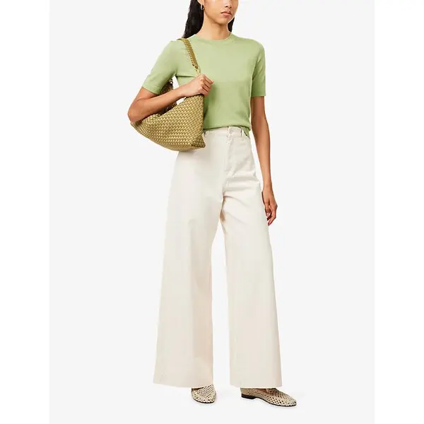 Max Mara Regular-fit Wide-leg Denim Jeans