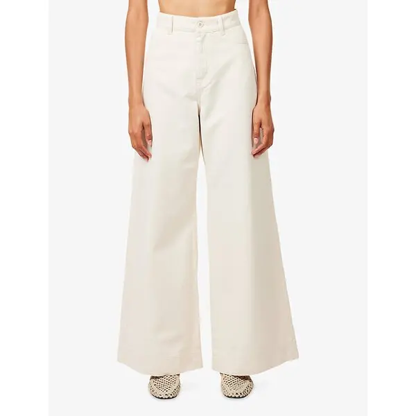 Max Mara Regular-fit Wide-leg Denim Jeans