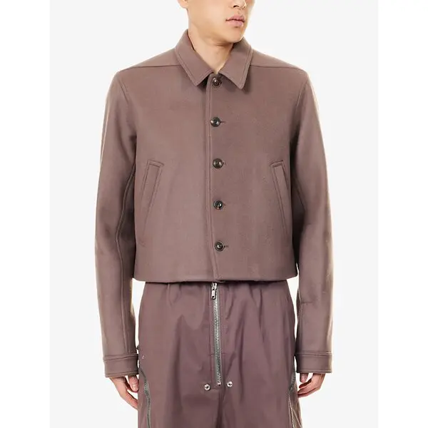 Rick Owens Boxy Wool Jacket