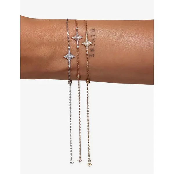 OFA 18ct Gold And Diamond Bracelet