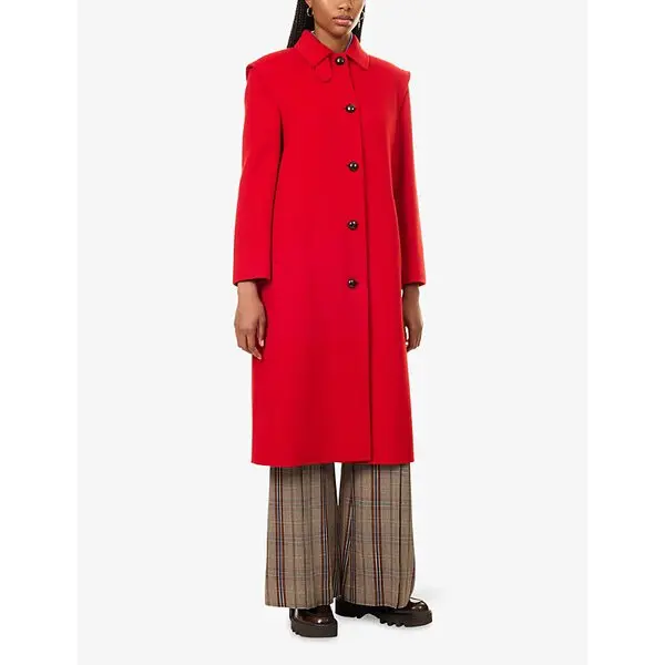 Max Mara Wool Blend Long Coat