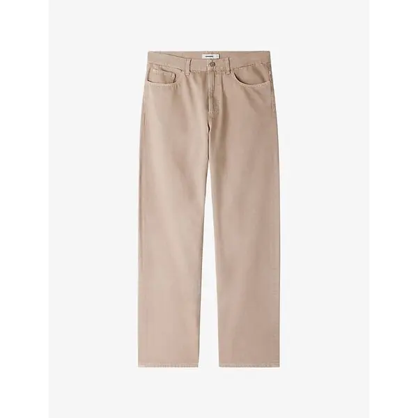 Sandro Overdyed Baggy-fit Denim Jeans