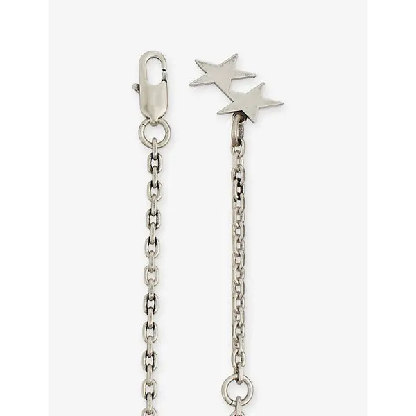 TWOJEYS Beaded Signature Sterling Silver-plated Brass Necklace