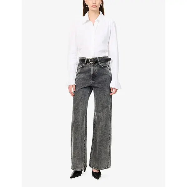 ME+EM Lace-trimmed Cheesecloth Cotton Blouse