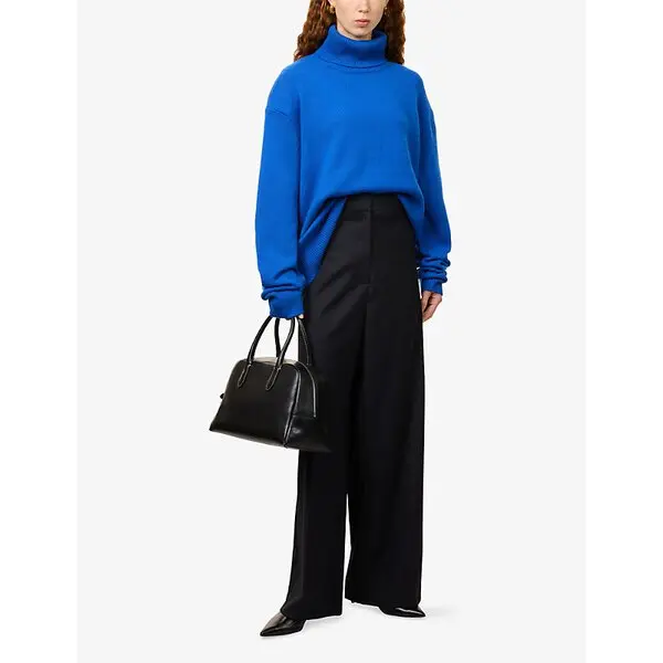 THE FRANKIE SHOP Ribbed Turtleneck Jumper
