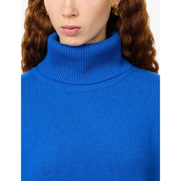 THE FRANKIE SHOP Ribbed Turtleneck Jumper
