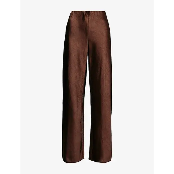 Vince Colette Wide-leg Cotton Trousers