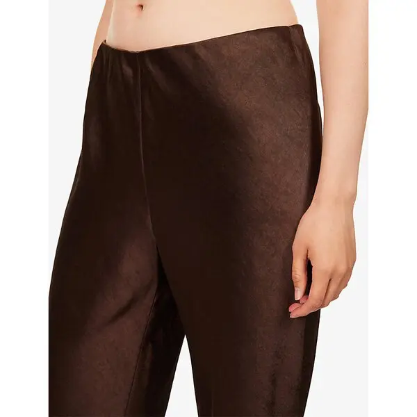 Vince Colette Wide-leg Cotton Trousers