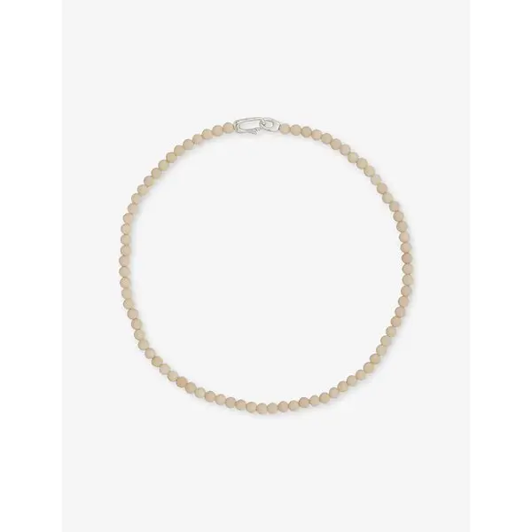 ANNIKA INEZ Sterling Silver And Riverstone Beaded Necklace - Silv/rvrstn