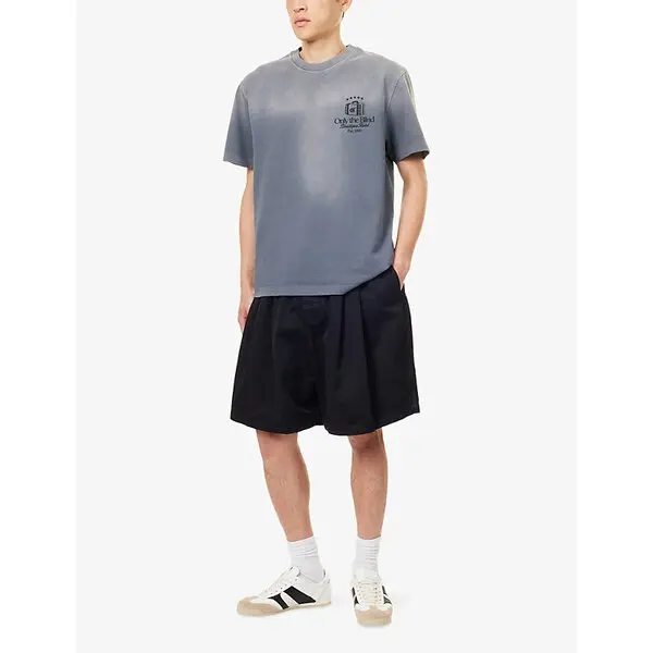ONLY THE BLIND Le Portier Logo Cotton T-shirt