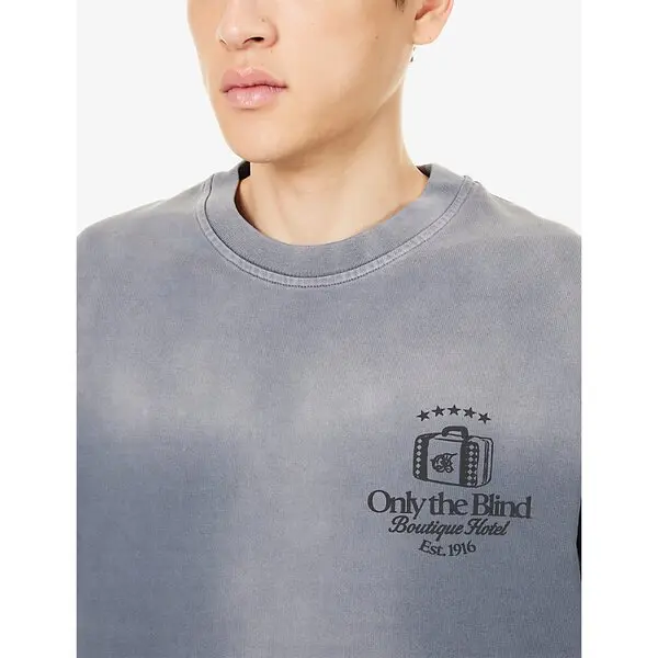 ONLY THE BLIND Le Portier Logo Cotton T-shirt