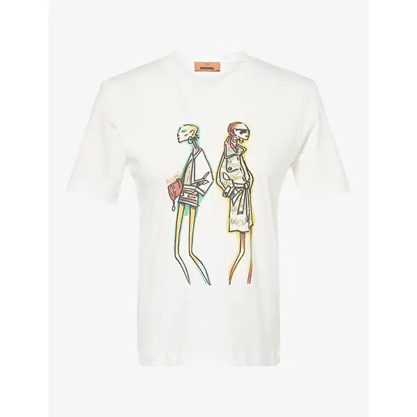 Missoni Graphic-print Short-sleeve Cotton T-shirt