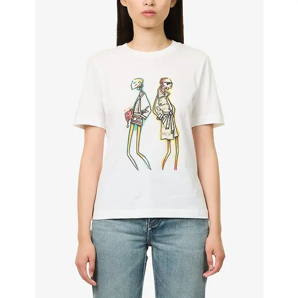 Missoni Graphic-print Short-sleeve Cotton T-shirt