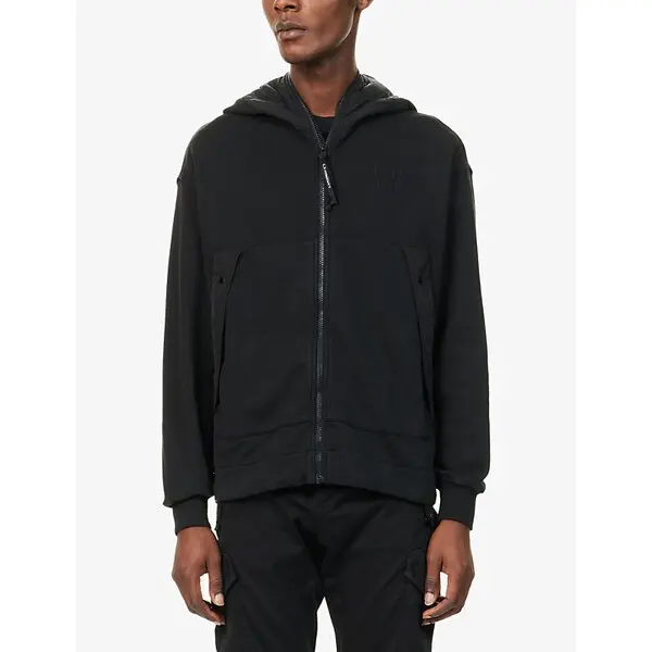 C.P. COMPANY Diagonal Boxy-fit Cotton Hoody