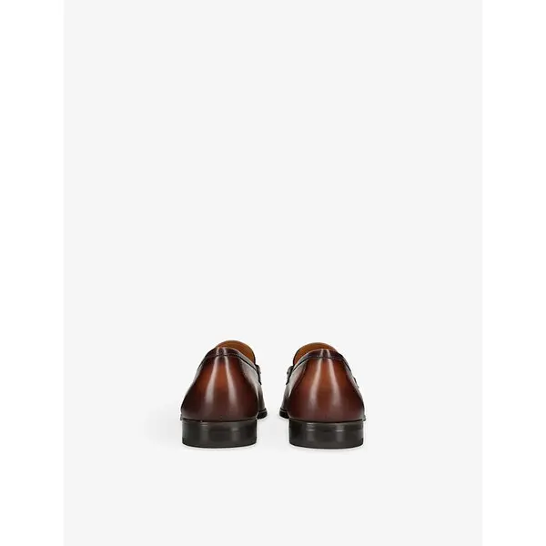 Magnanni Braided Bit Leather Loafers