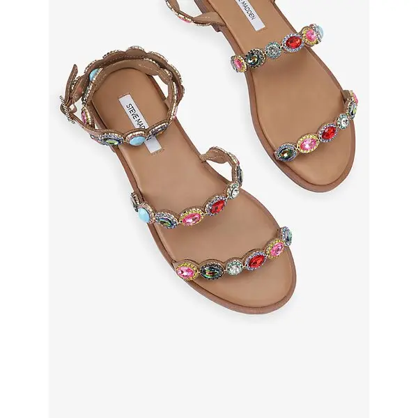 Steve Madden Tawnie Crystal-embellished Sandals