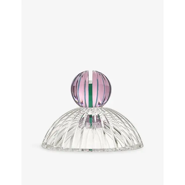REFLECTIONS COPENHAGEN Louis Place Crystal Card Holders Set Of 2 - Multi