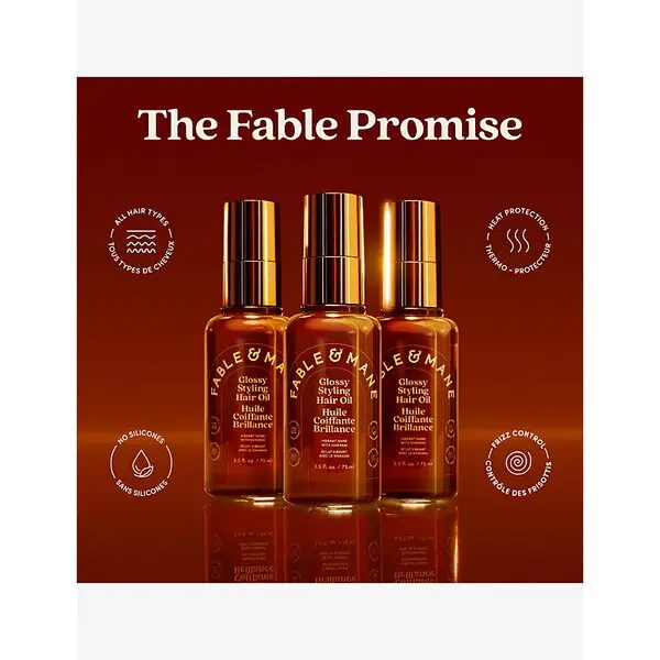 FABLE & MANE Glossy Styling Hair Oil