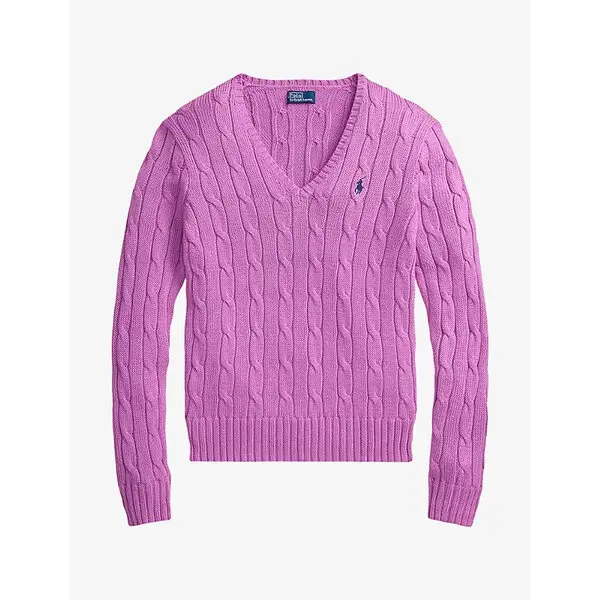 Polo Ralph Lauren Kimberly Cable-knitted Cotton Jumper