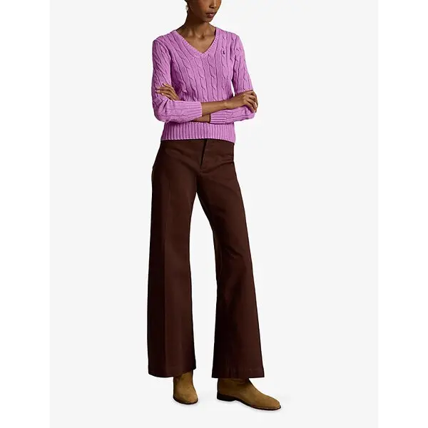 Polo Ralph Lauren Kimberly Cable-knitted Cotton Jumper