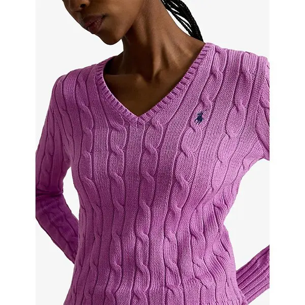 Polo Ralph Lauren Kimberly Cable-knitted Cotton Jumper