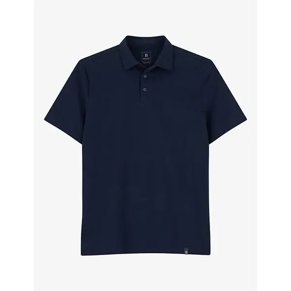 Boggi Milano Supima Cotton-jersey Polo T-shirt Xxl