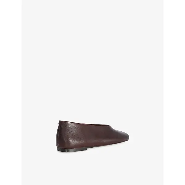 DUNE Highway Leather Ballet Flats