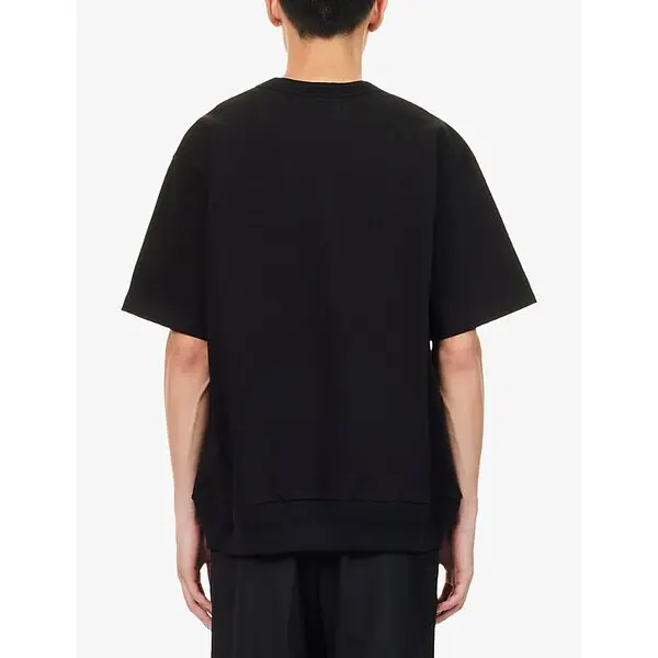 Sacai Patch-pocket Short-sleeve Cotton T-shirt