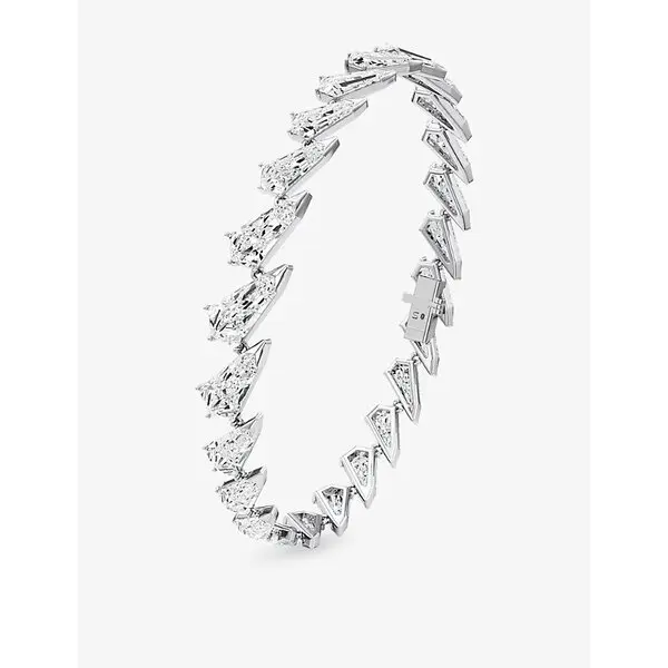 UNSAID Phoenix Eternity 18ct And Lab Grown Diamond Bracelet - White Gold