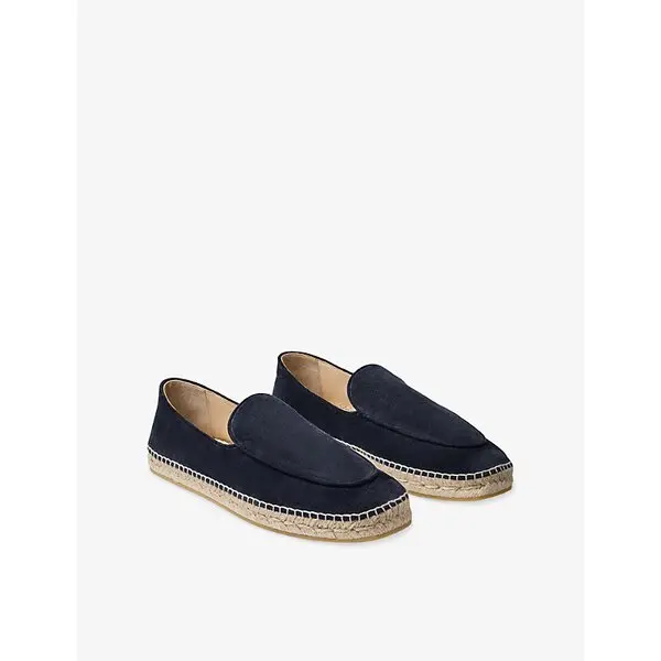JIMMY CHOO Shenton Velvet Suede Espadrilles