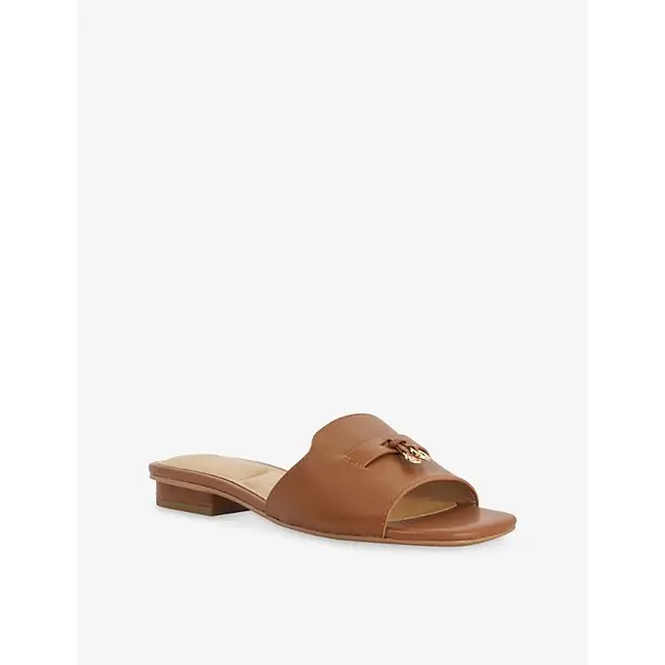 DUNE Lindo Leather Slides