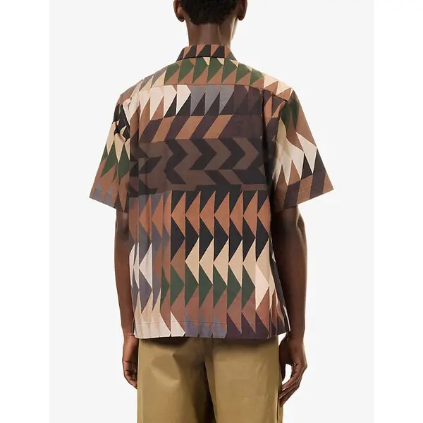 Sacai X A.p.c Quilts Cotton Shirt