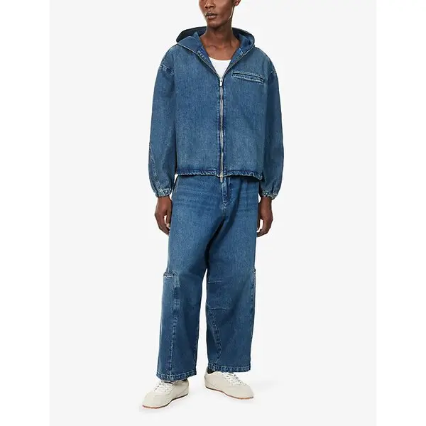 SEVENTH Orb Boxy-fit Denim Jacket
