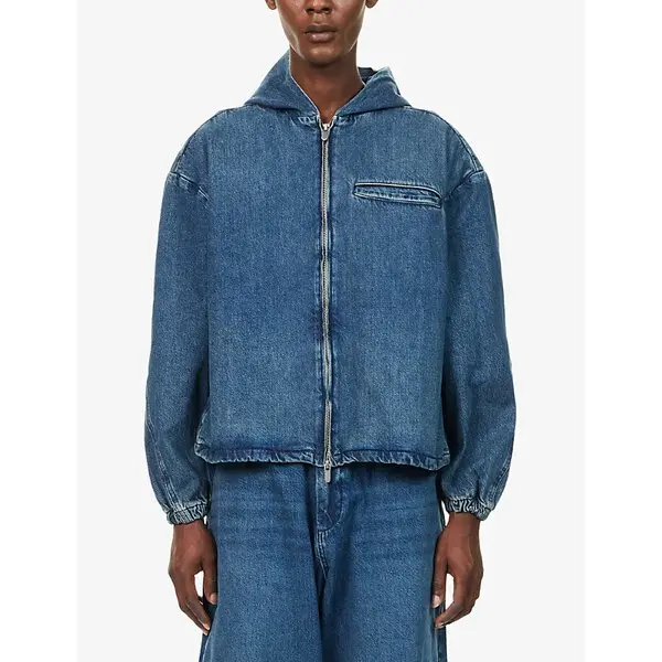 SEVENTH Orb Boxy-fit Denim Jacket