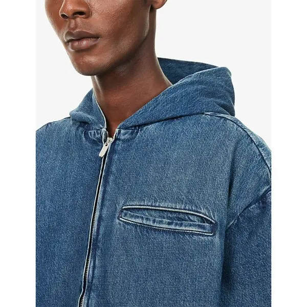 SEVENTH Orb Boxy-fit Denim Jacket