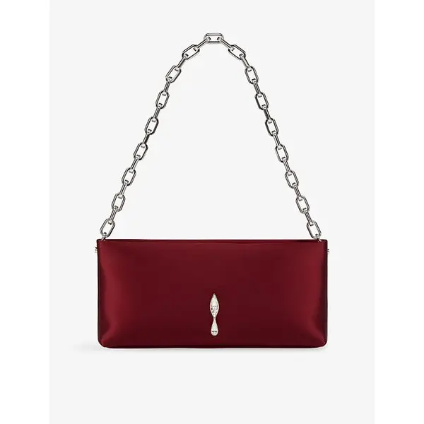 CHRISTIAN LOUBOUTIN Maykimay Satin Clutch Bag - Empire