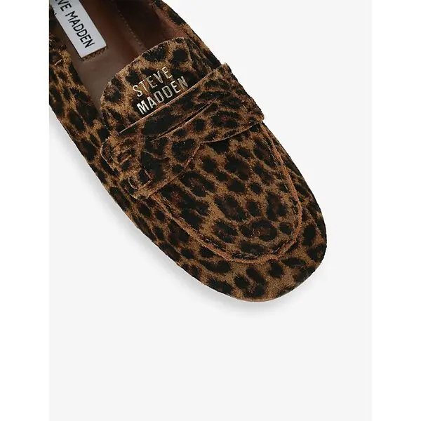 Steve Madden Newbury Leopard Print Suede Loafers