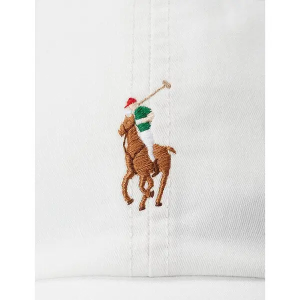 Polo Ralph Lauren Embroidered Cotton Twill Cap - Deckwash White