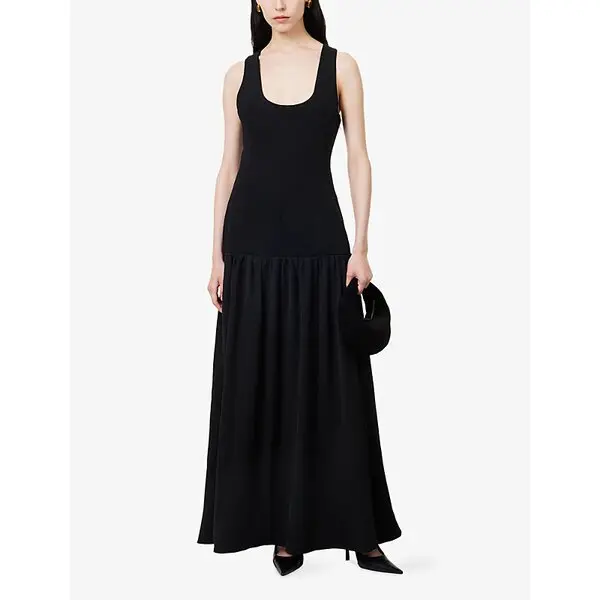 Oddmuse Dropped Waist Maxi Dress